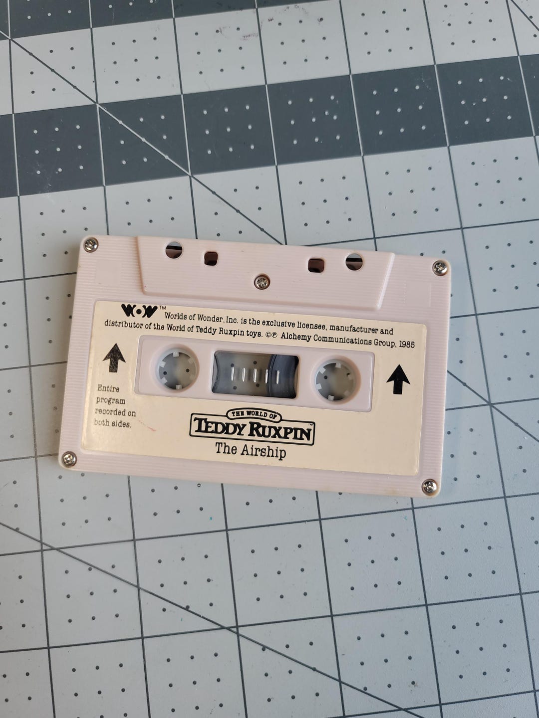 The Airship Teddy Ruxpin Tape Cassette Only Worlds of Wonder WOW - Etsy