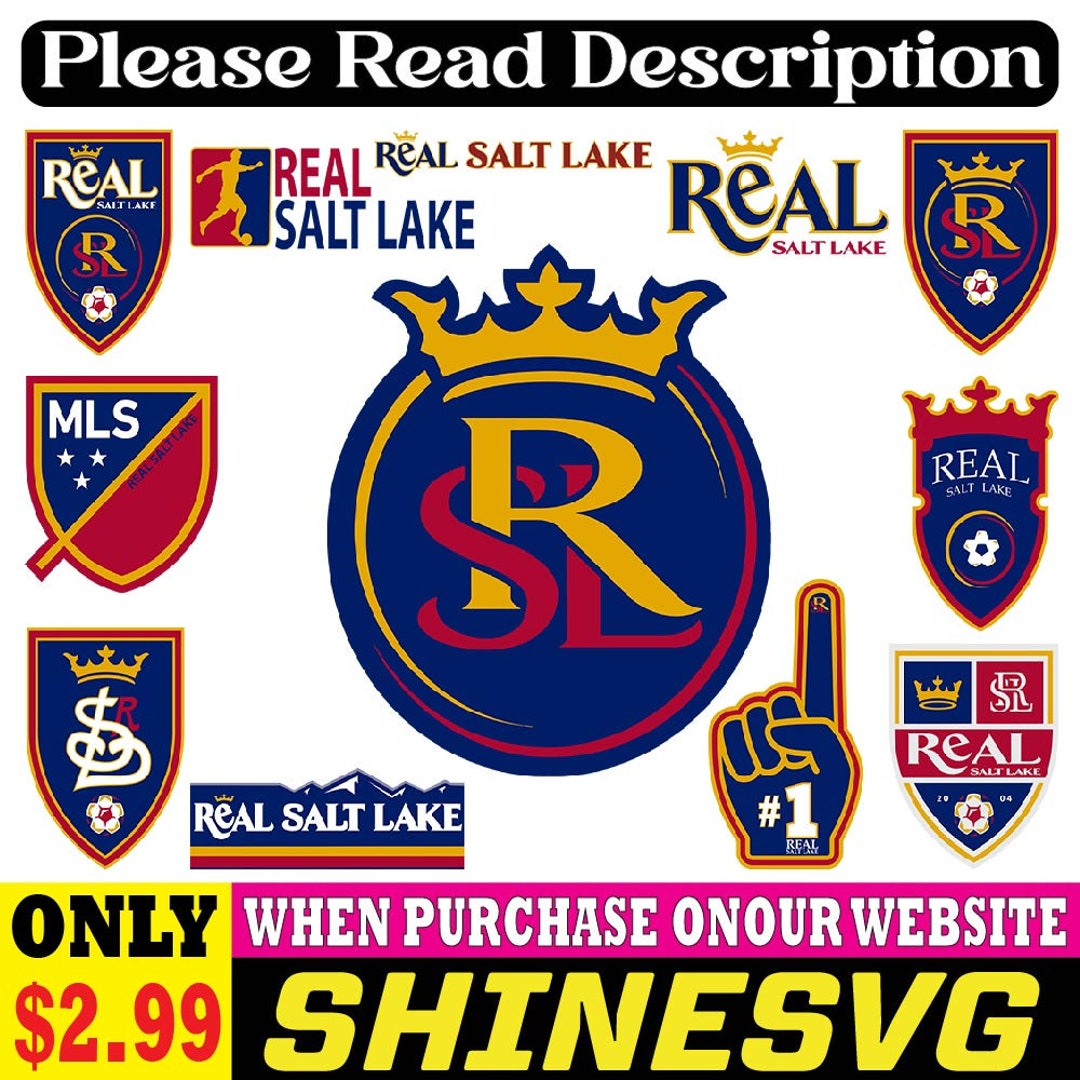 Real-salt-lake Soccer Team Svg Real Salt Lake Svg M L S - Etsy