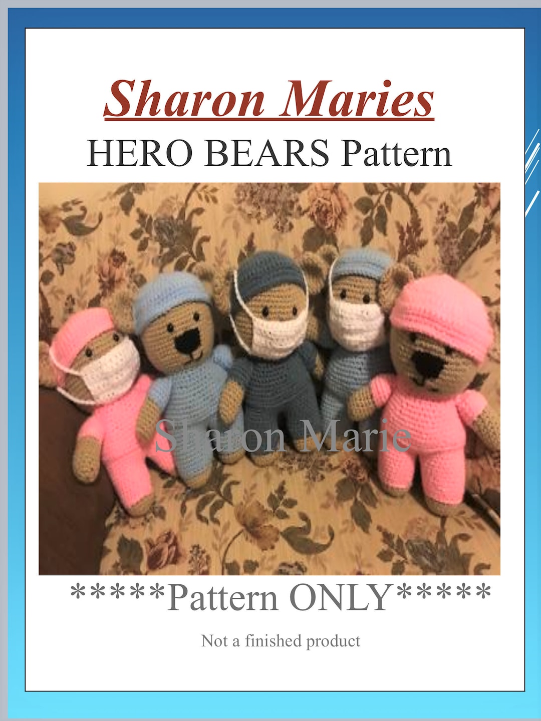 HERO BEAR PATTERN - Etsy