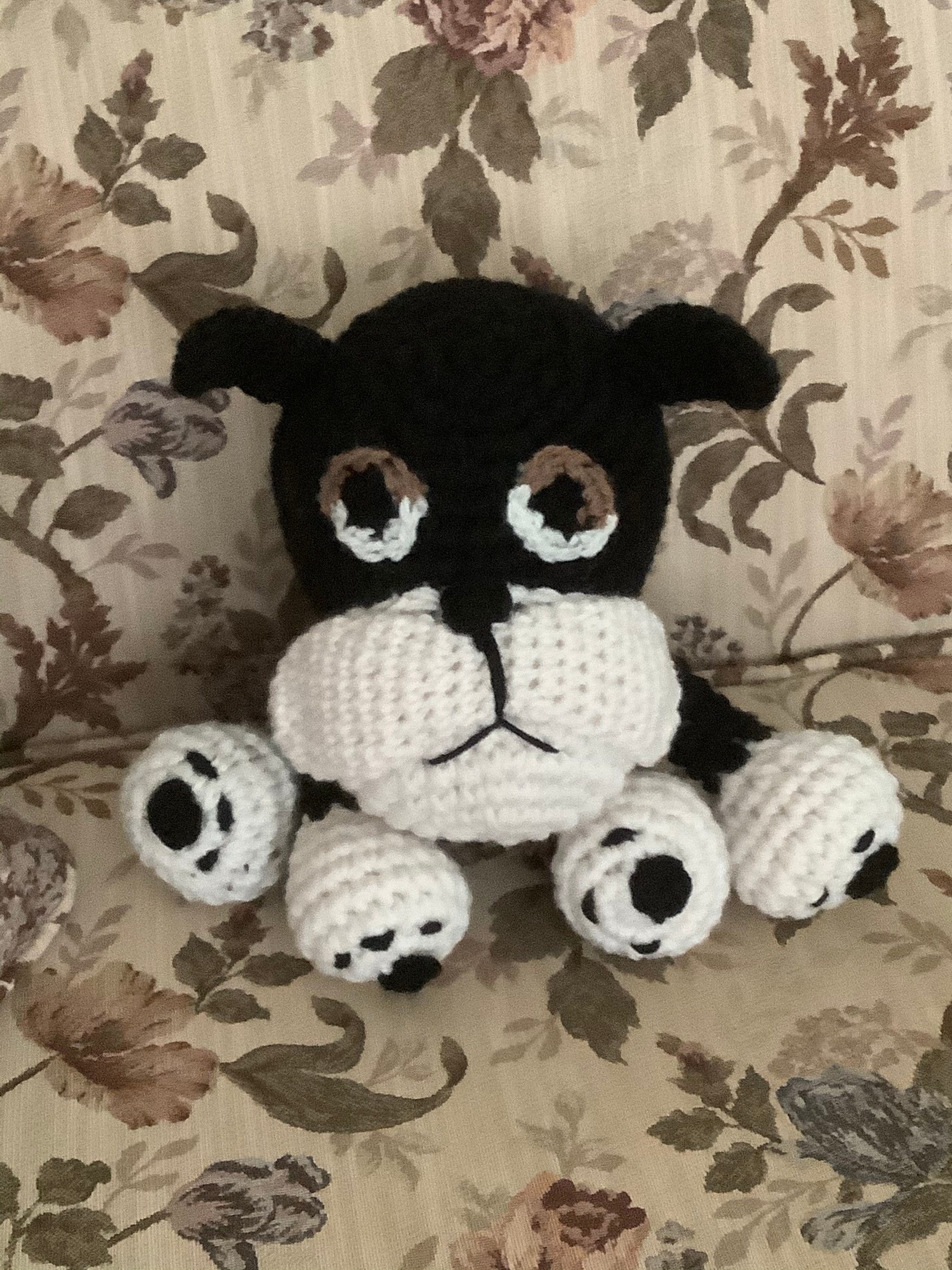 Crochet Bulldog Amigurumi Stuffed Animal - Etsy