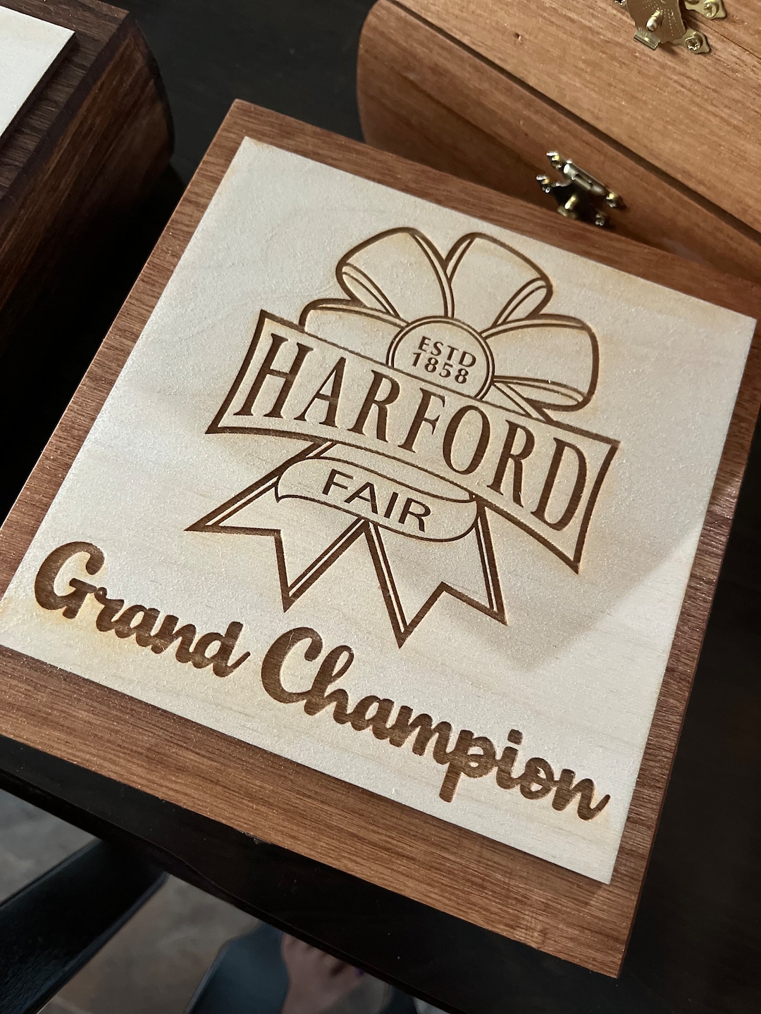 Custom Wooden Box for Horse Show Event Prizes Grand Reserve - Etsy