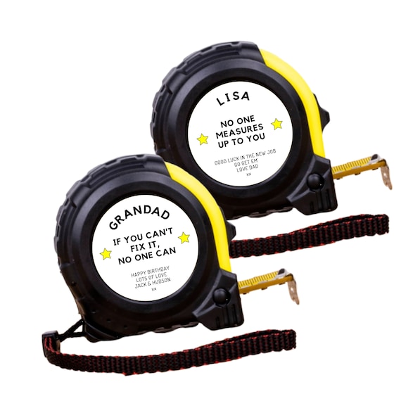 Tape Measure Personalised Custom Measuring Tape 5M Steel - Etsy UK