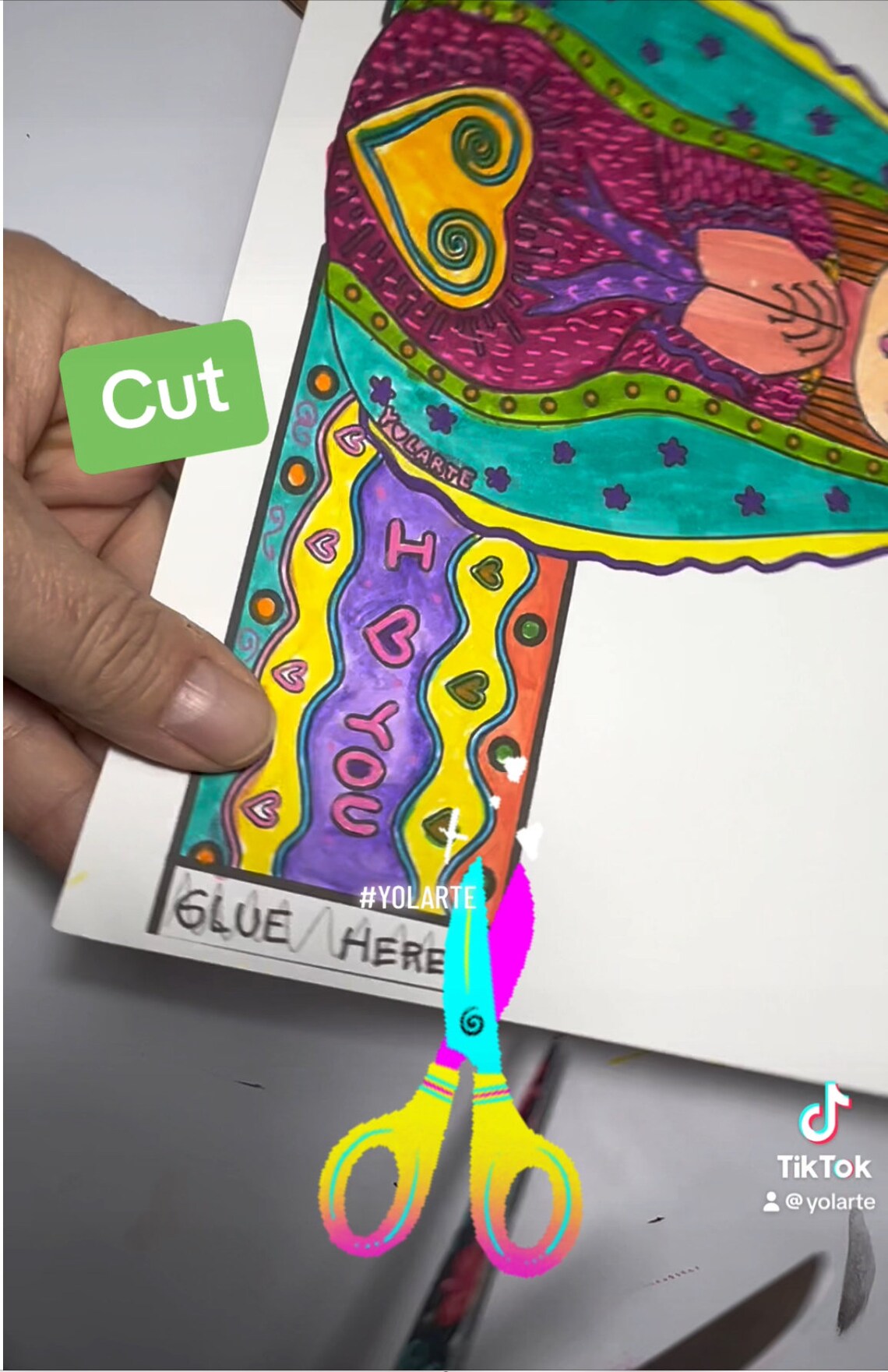 Virgencita Paper Cone Doll - Etsy