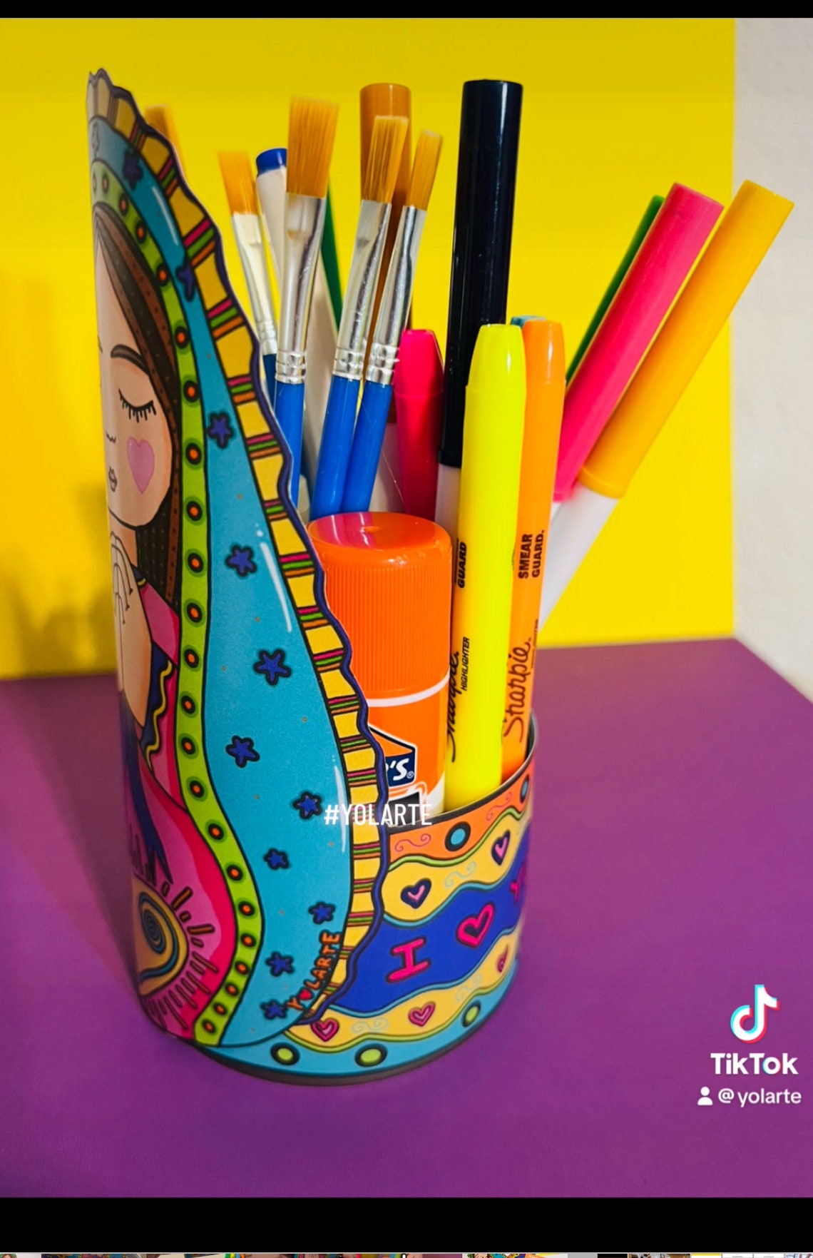 Virgencita Paper Cone Doll - Etsy