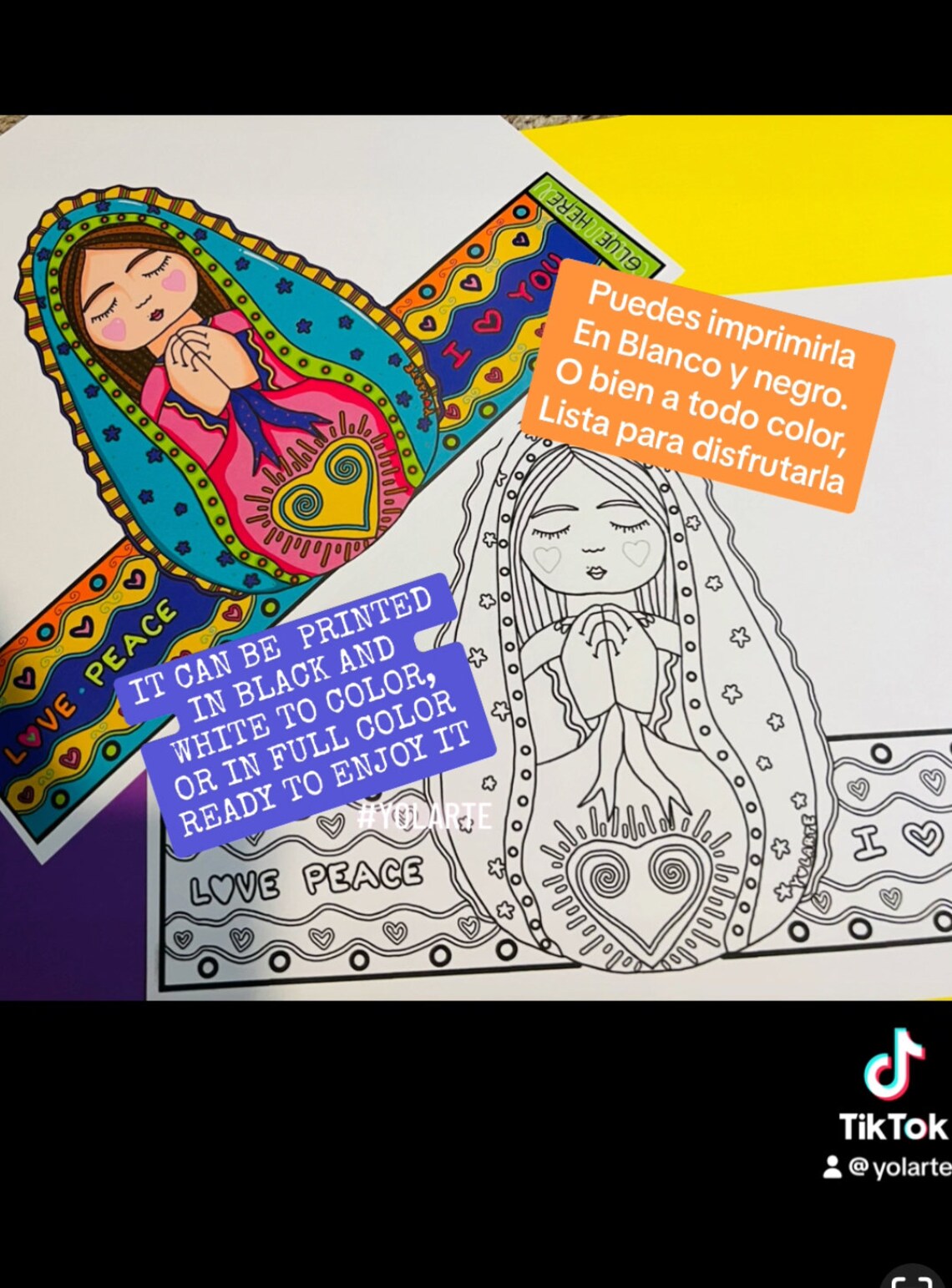 Virgencita Paper Cone Doll - Etsy