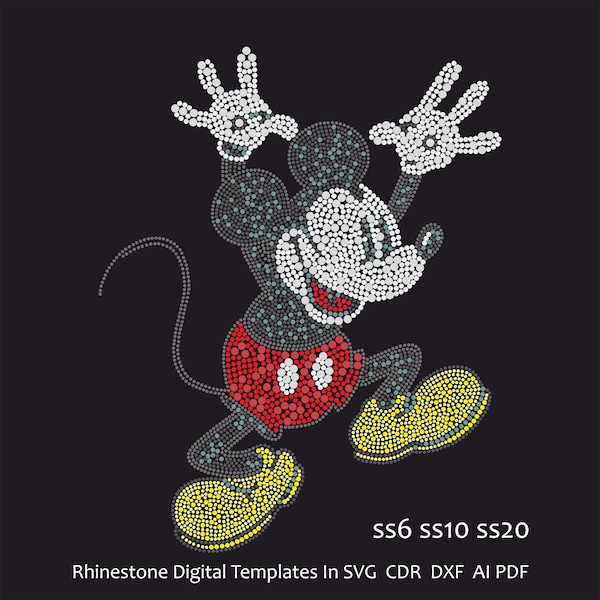 Large Mickey Mouse - Etsy