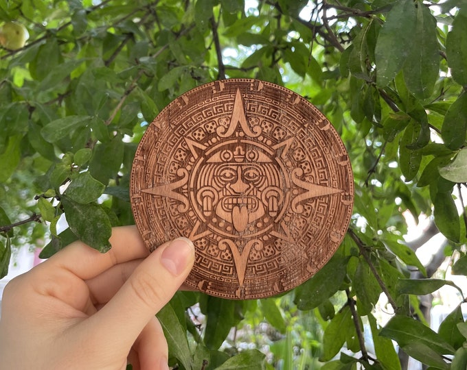 Aztec Calendar, Calendar, Azteca, SVG, DXF, PNG, Vector, Screen ...