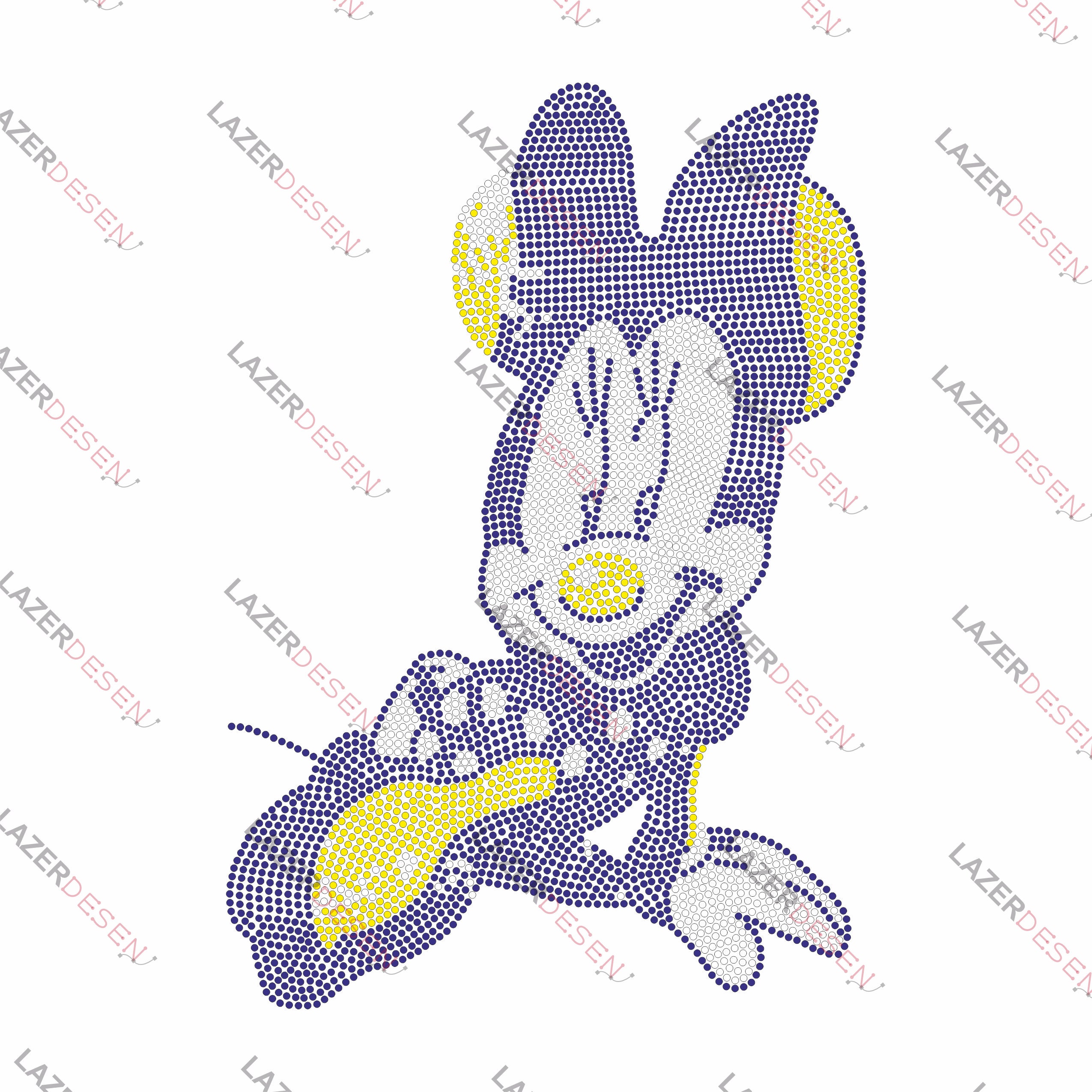 35 Mickey and Minnie Mouse Professional Rhinestone Templates Cdr, Pdf ...