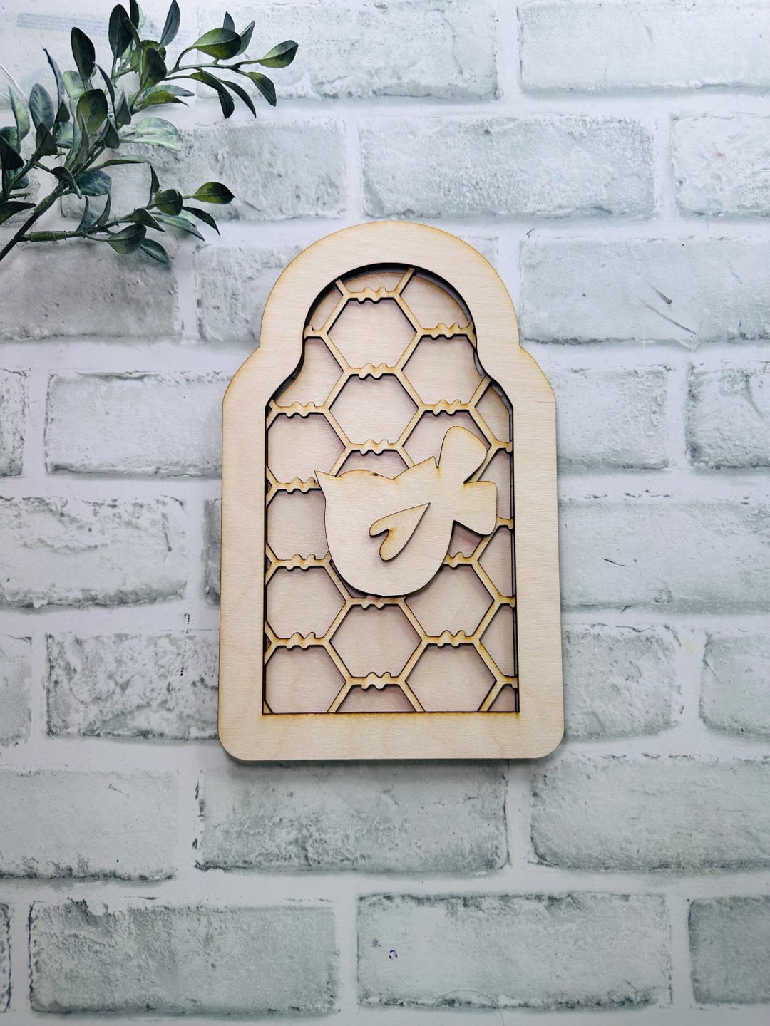 DIY Farmhouse Faux Wire Frame With Bird - Etsy