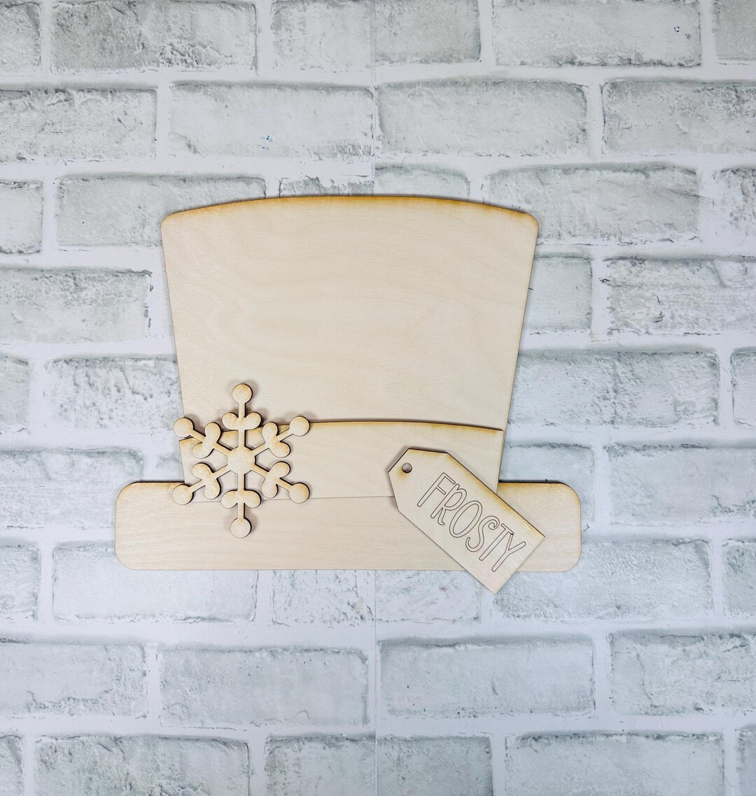 DIY Snowman Top Hat Craft Kit - Etsy