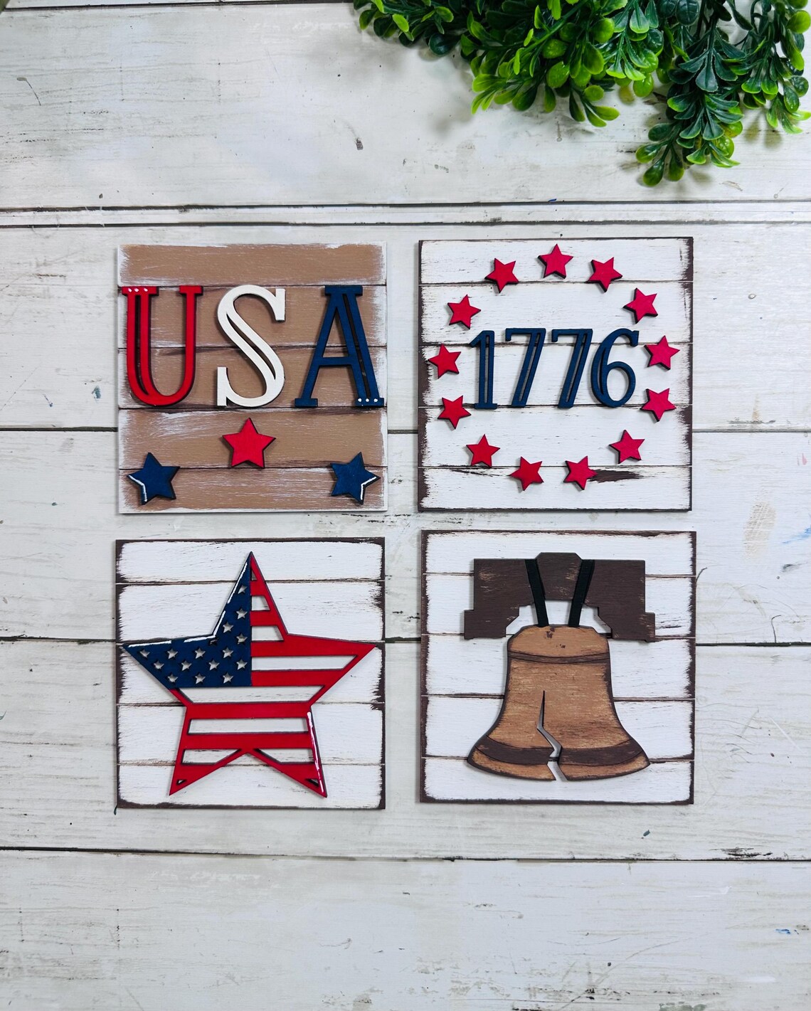 DIY Patriotic Signs, DIY Tier Tray Decor, DIY Interchangeable Sign ...
