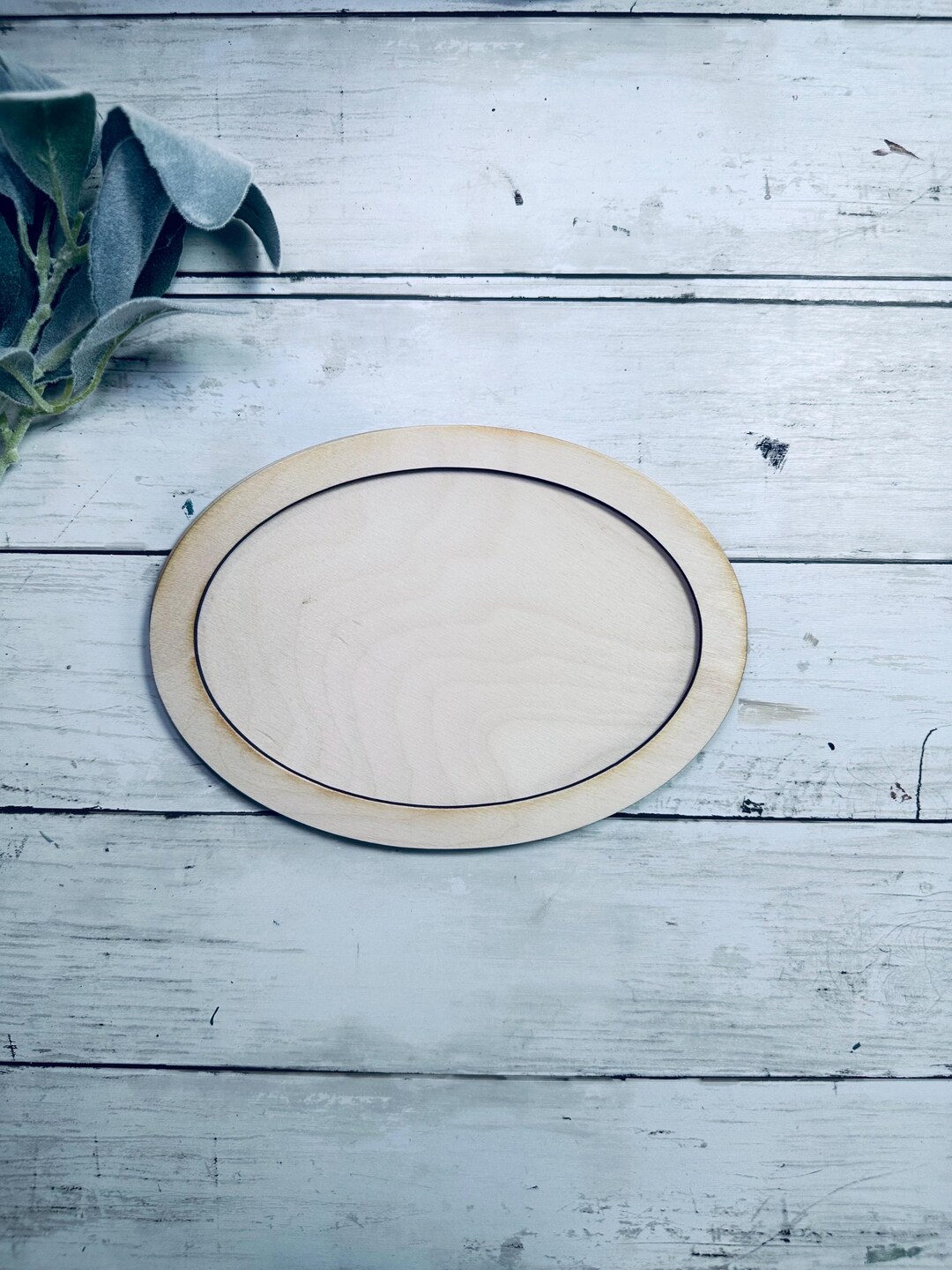 Oval Wooden Frame - Etsy