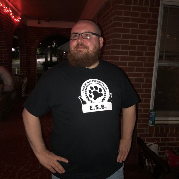 Emotional Support Bear - Etsy