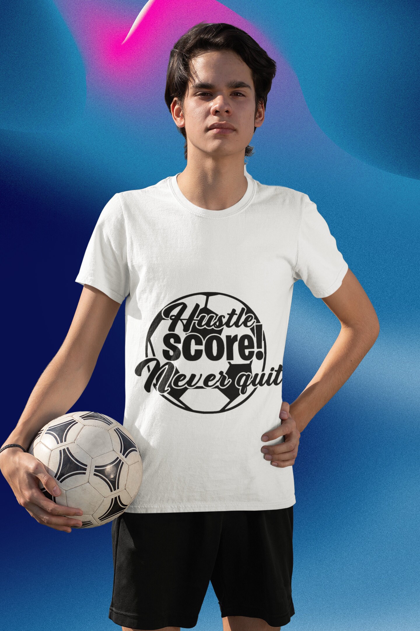 Soccer Hustle Svg, Png, Ai, Dxf, Jpg File. Great for Glowforge, Cricut ...