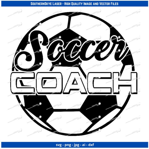Soccer Coach Svg - Etsy