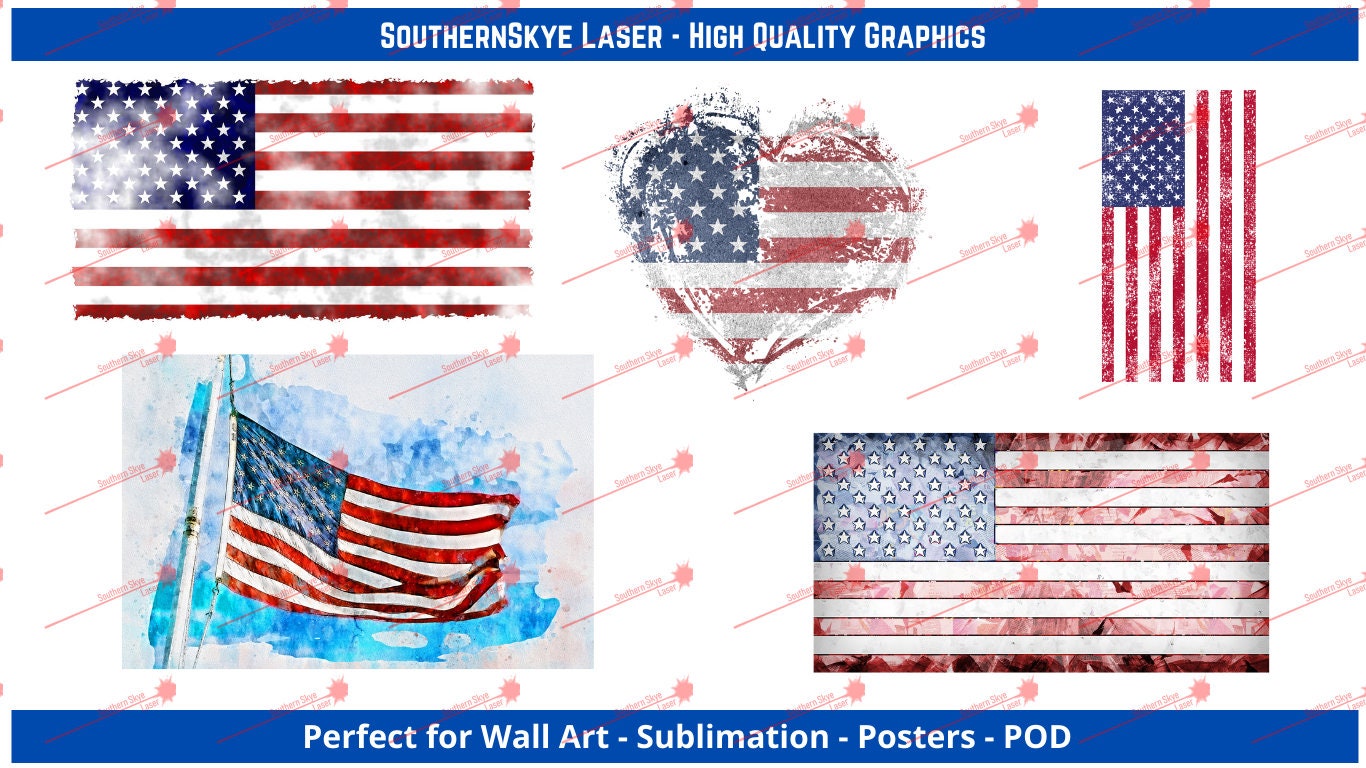 American Flag Bundle Svg Png and Jpg Files. Great for - Etsy