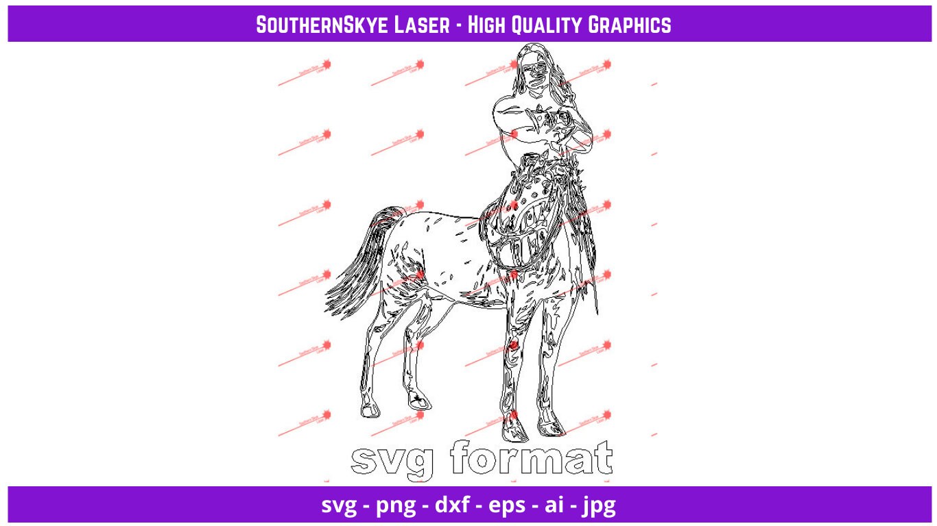 Centaur Mythical Creature Svg Png Ai Dxf Jpg File. Great - Etsy