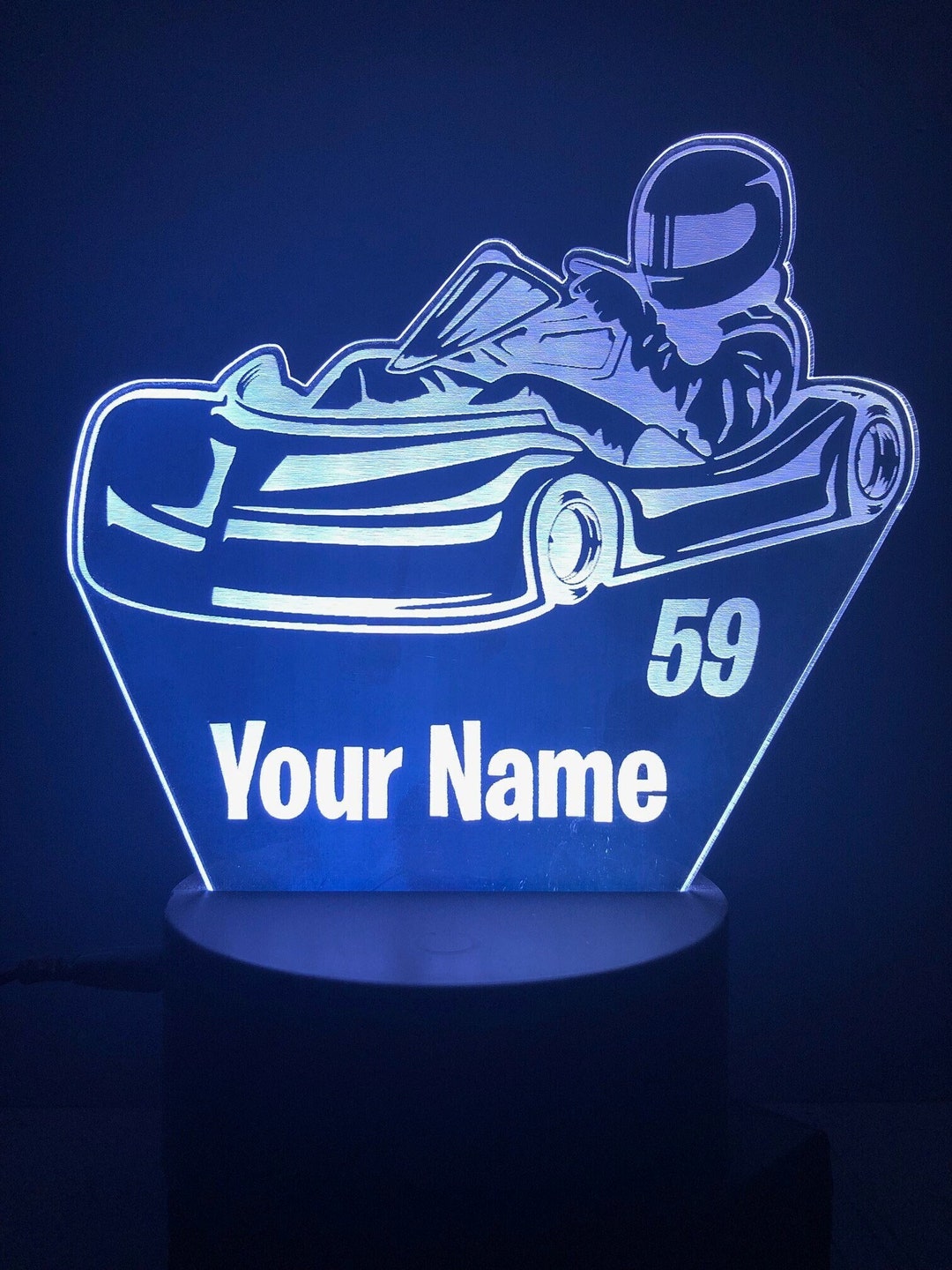 Go Kart LED Light, Night Light, Personalized Gift -led-go-kart-1- - Etsy