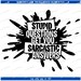 Stupid Questions Svg, Png, Ai, Dxf, Jpg File. Great for Glowforge ...