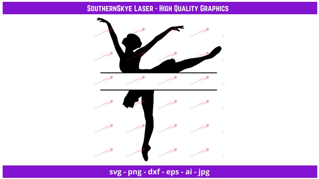 Split Dancer Image Svg, Png, Ai, Dxf, Jpg File. Great for Glowforge ...