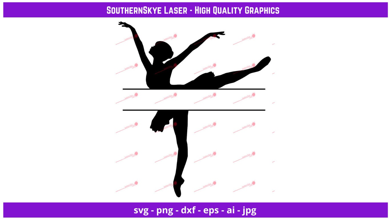Split Dancer Image Svg Png Ai Dxf Jpg File. Great for - Etsy UK