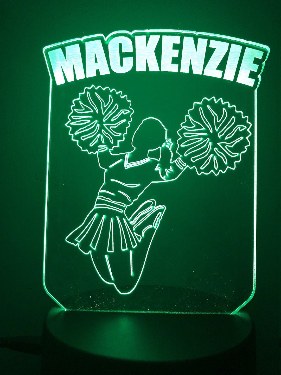 Cheerleading LED Light, Night Light, Personalized Gift led-cheerleading ...