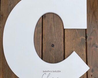 Guest Book Letter - Etsy