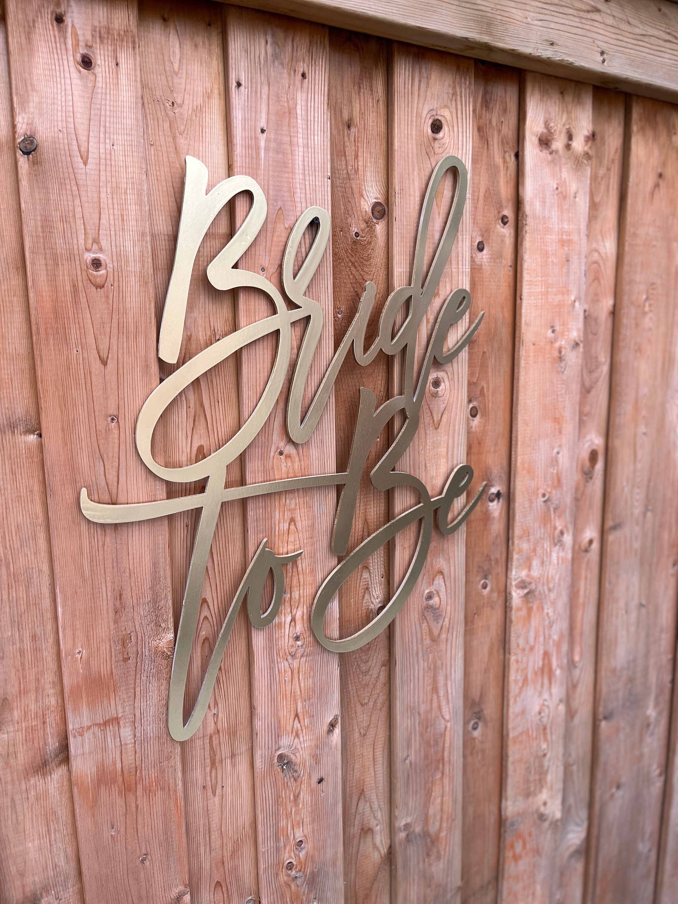 Bride to Be Sign: Bridal Shower Backdrop, PVC Wall Decor - Etsy