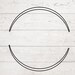 Circle Border SVG Package: Monogram Frames for Cricut, Sublimation ...
