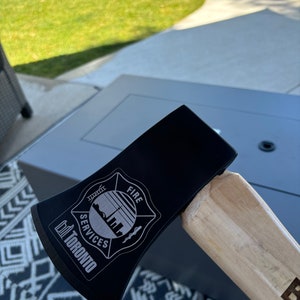 Custom Firefighter Axe, First Responder Gift, Custom Fire Axe, First ...