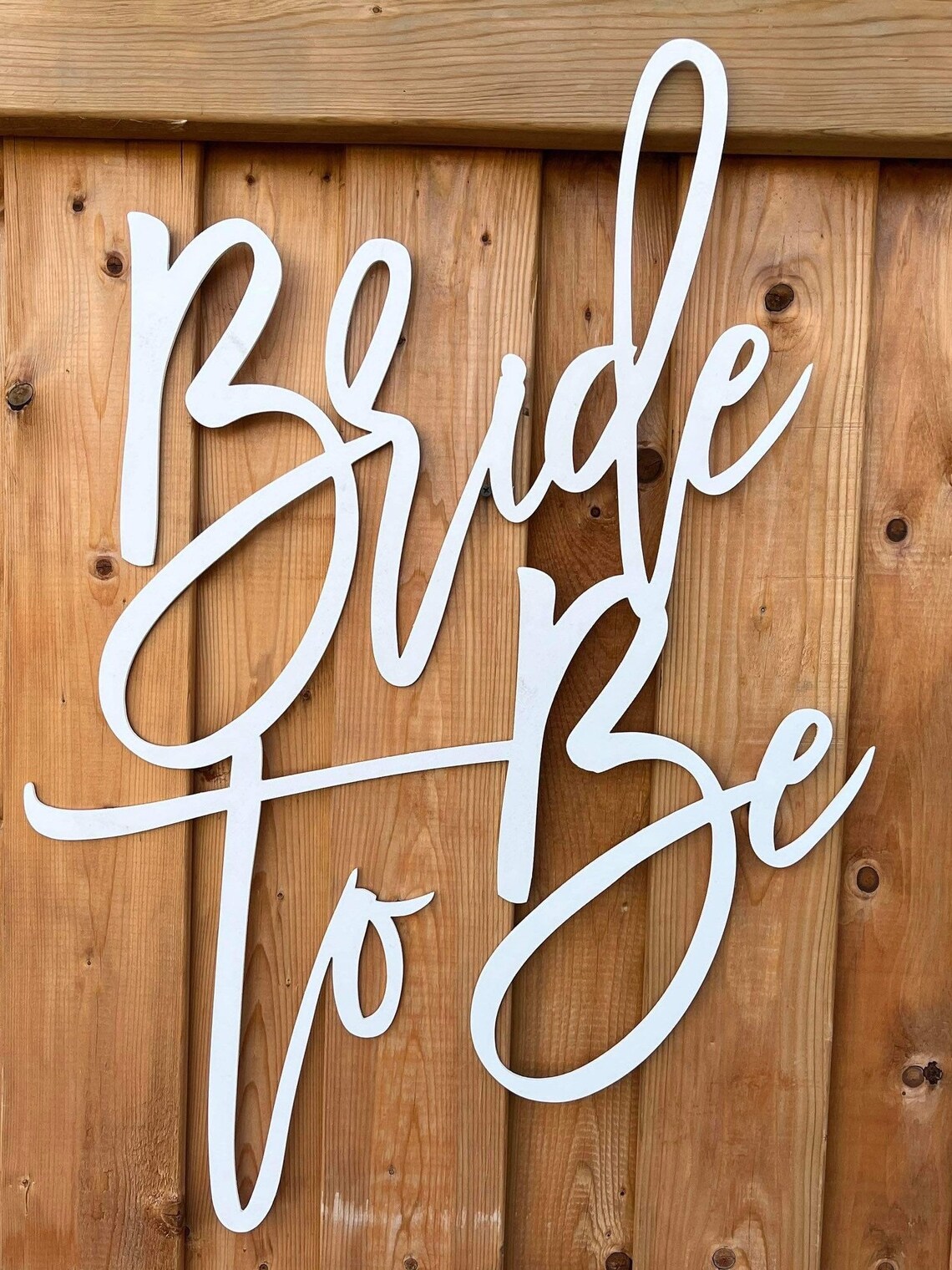 Bride to Be Sign: Bridal Shower Backdrop, PVC Wall Decor - Etsy