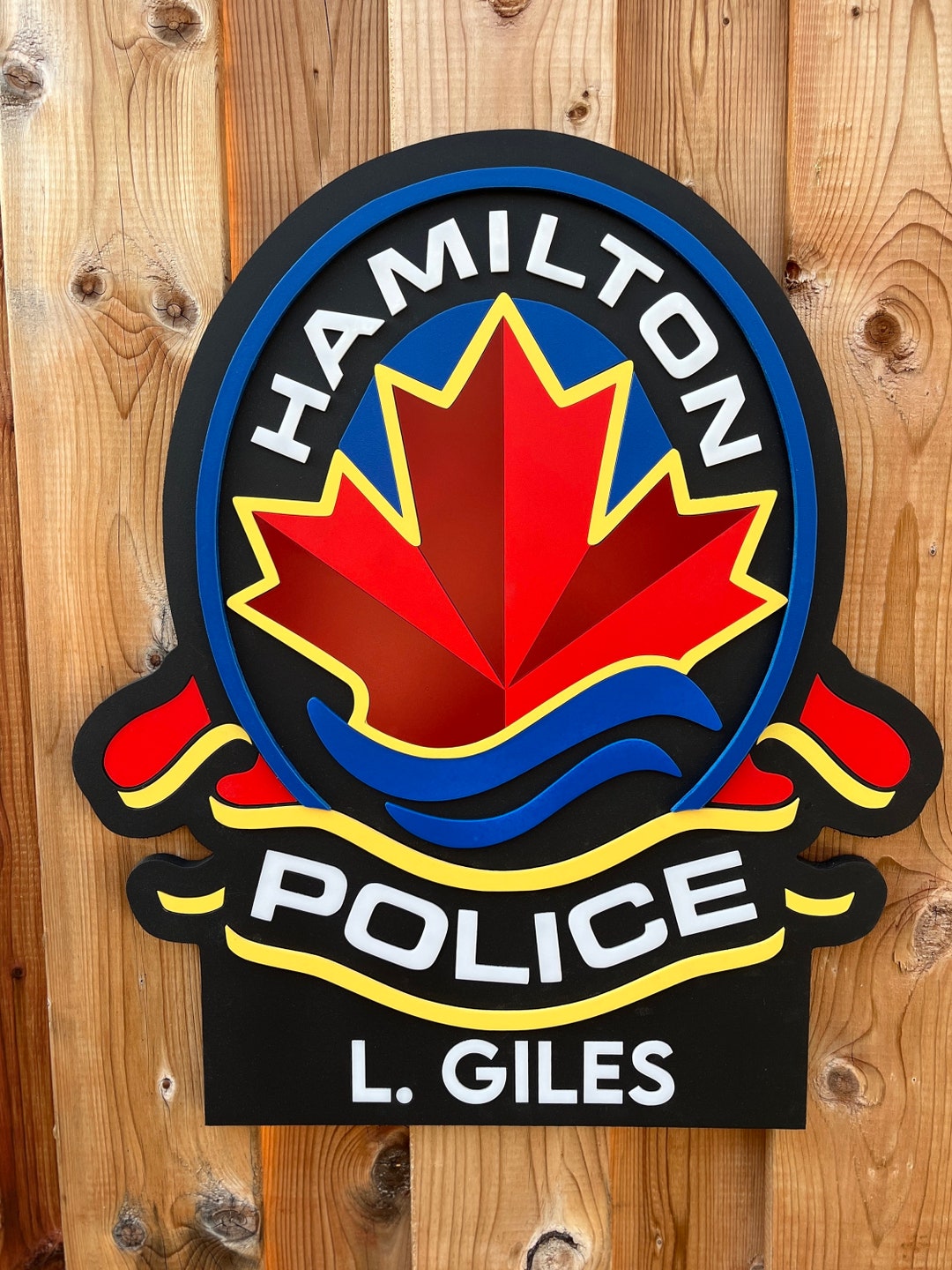 Personalized Police Officer Crest: Retirement, Graduation, Years of ...