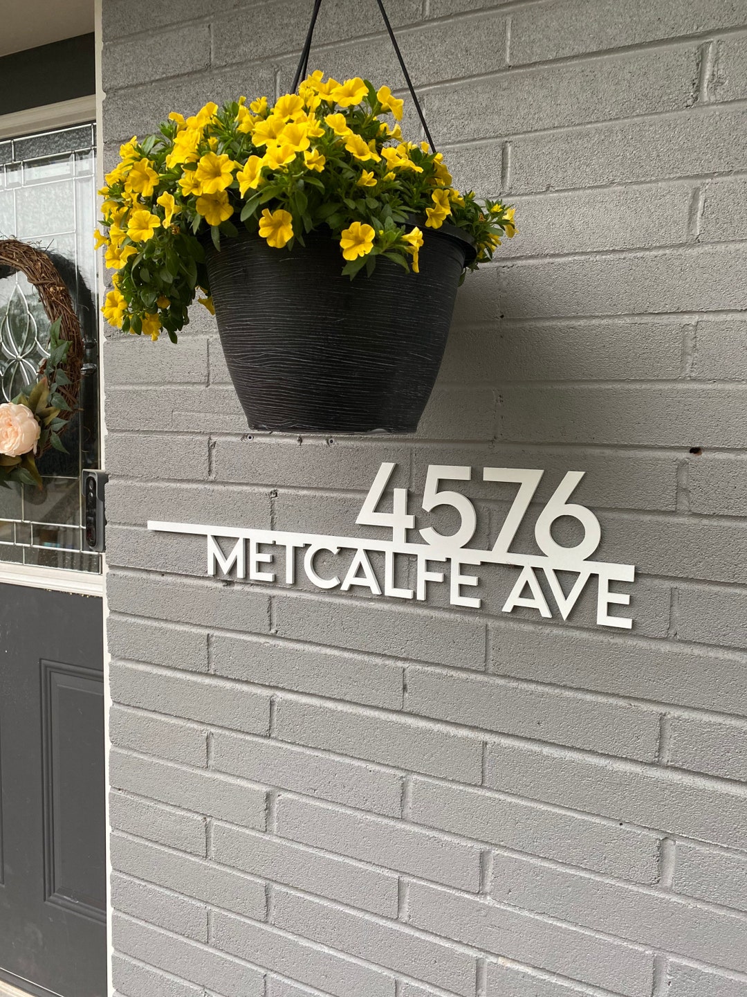 House Number Sign | Street Name Sign | House Address Sign| House Number ...