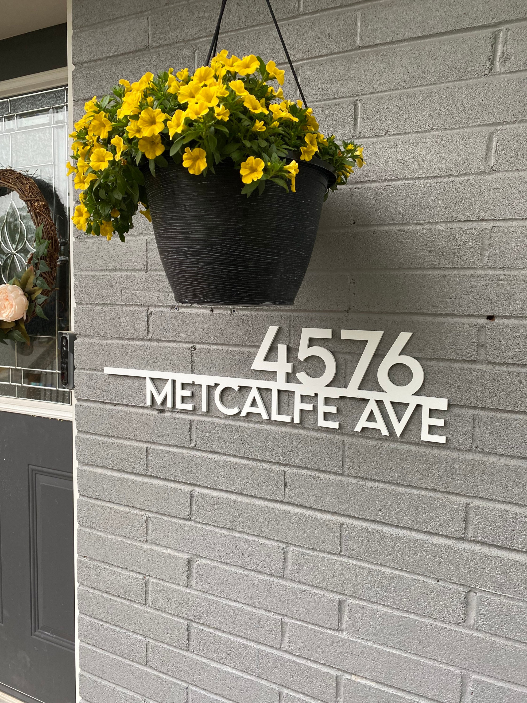 House Number Sign Street Name Sign House Address Sign House Number ...