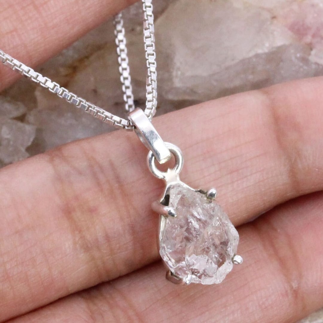 Expédition le jour suivant Pendentif en argent massif avec diamant ...