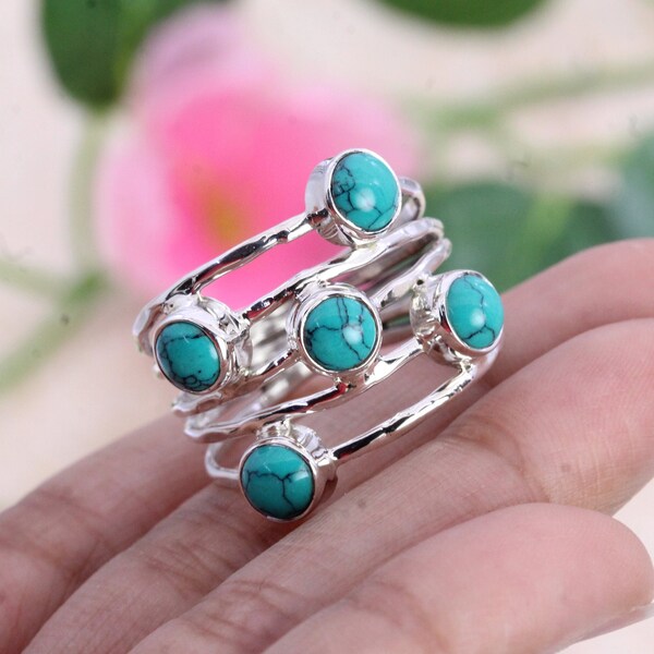 Turquoise Ring - Etsy