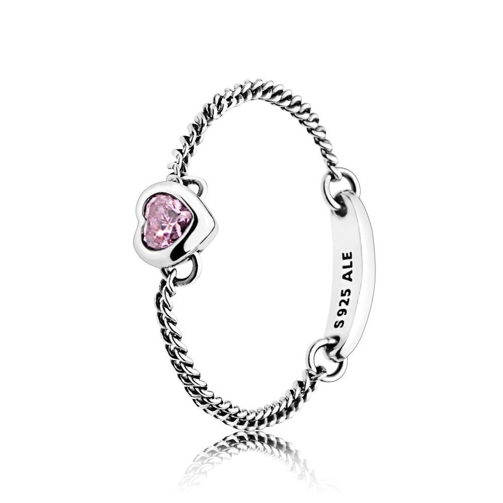 Pandora S925 Ale klar blau rosa temperamentvoll Herz Kette | Etsy