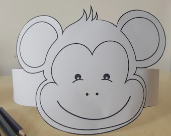 Monkey Birthday Hat | Etsy