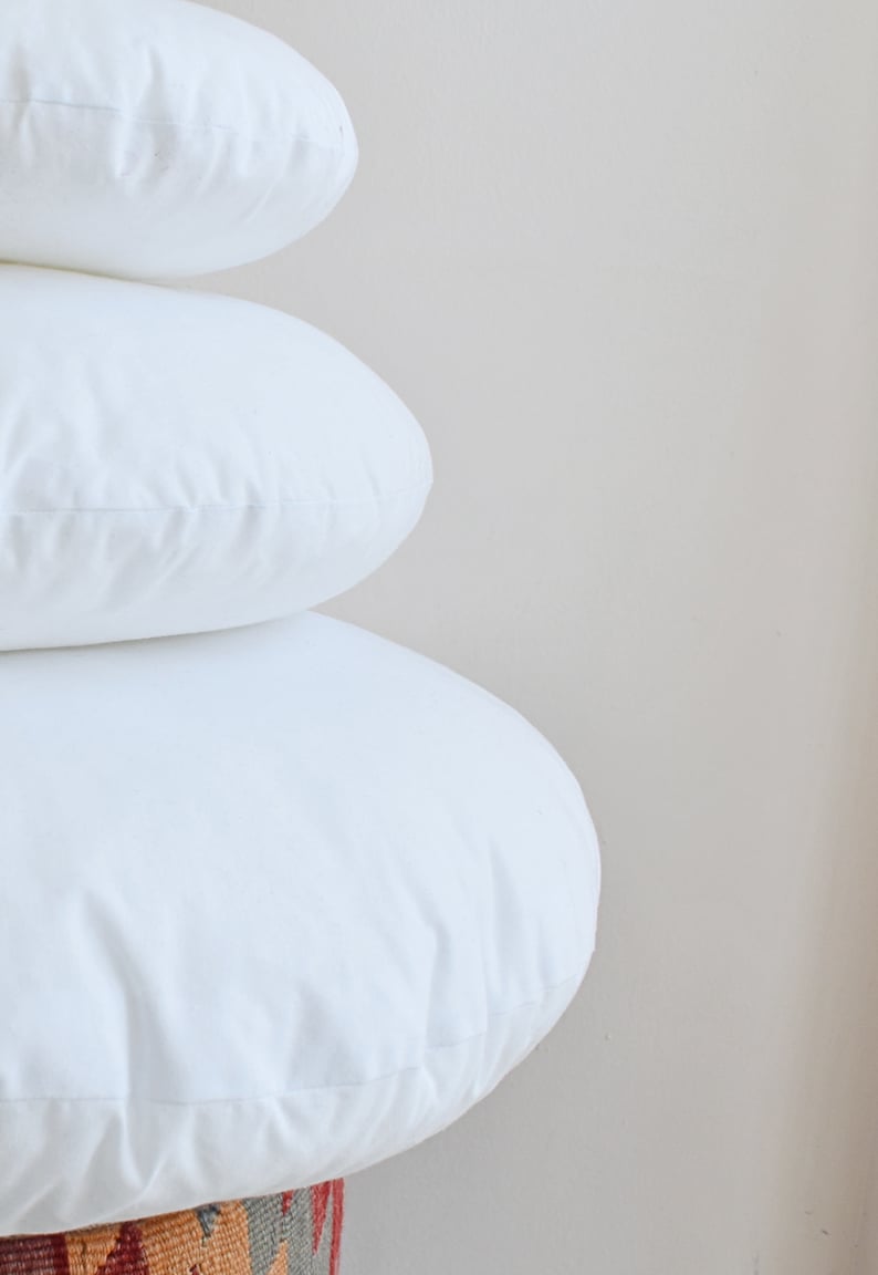 Round Pillow Insert, Cushion Pads, Round Pillow, Round Cushion Insert ...