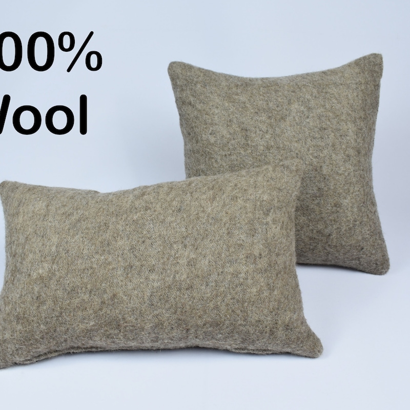 Wool Throw Pillows - Etsy