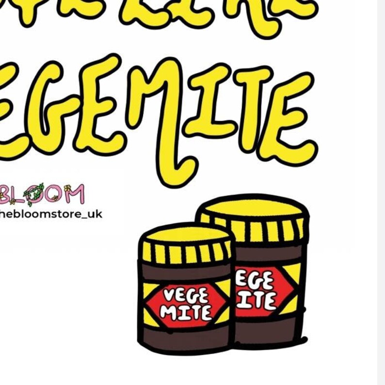PRINTABLE POSTER spread Hope Like Vegemite A4 - Etsy