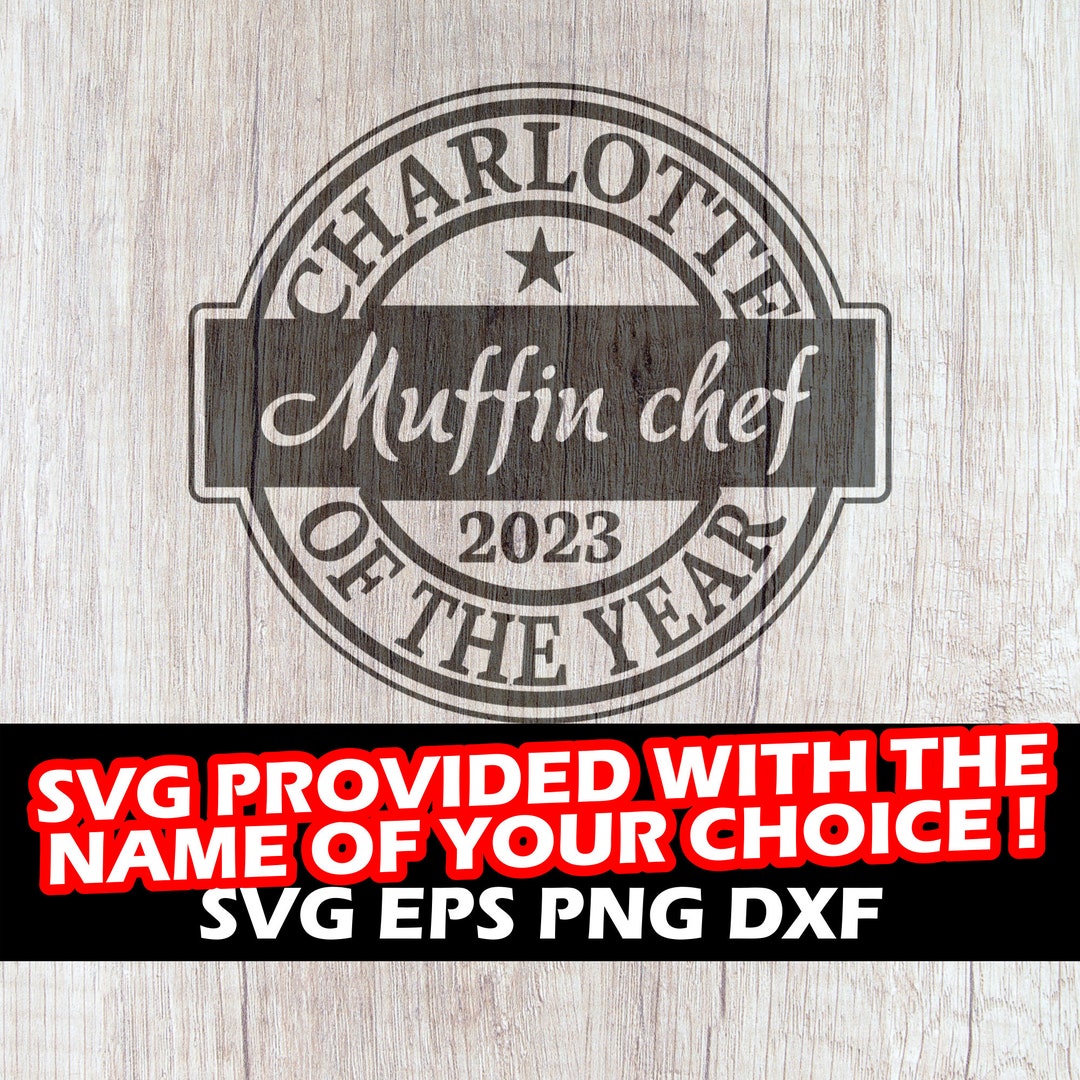 Chef SVG Kitchen SVG Personalized With Your Name for - Etsy