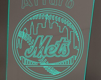 Mets Baseball Sign - Etsy