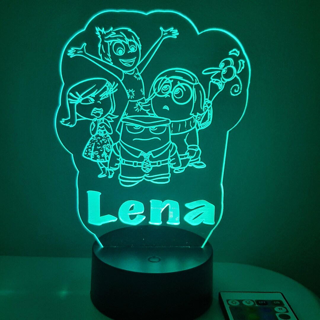 Personalized Inside Out 2 Movie Sign, Personalized Inside Out 2 Night ...
