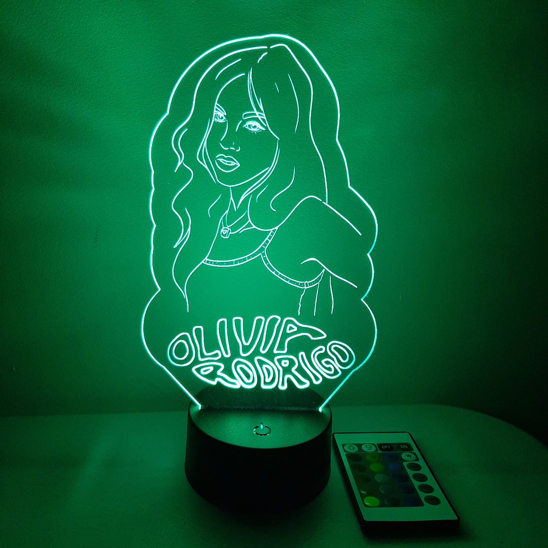 Personalized Olivia Rodrigo Sign, Personalized Olivia Rodrigo Night ...