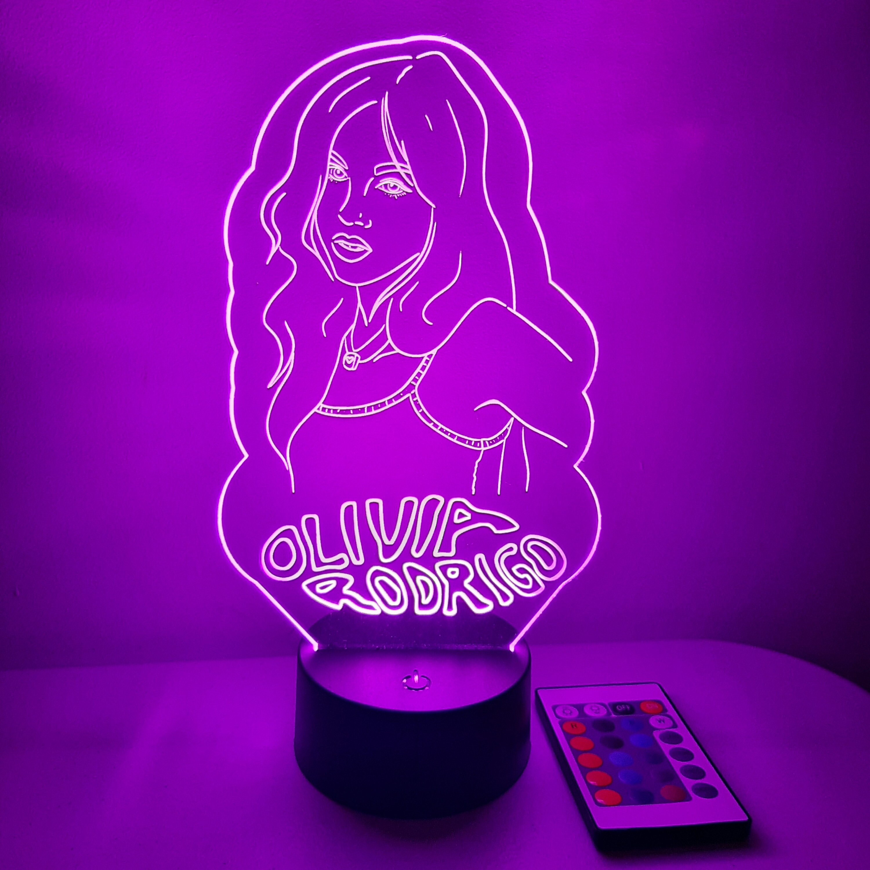 Personalized Olivia Rodrigo Sign, Personalized Olivia Rodrigo Night ...