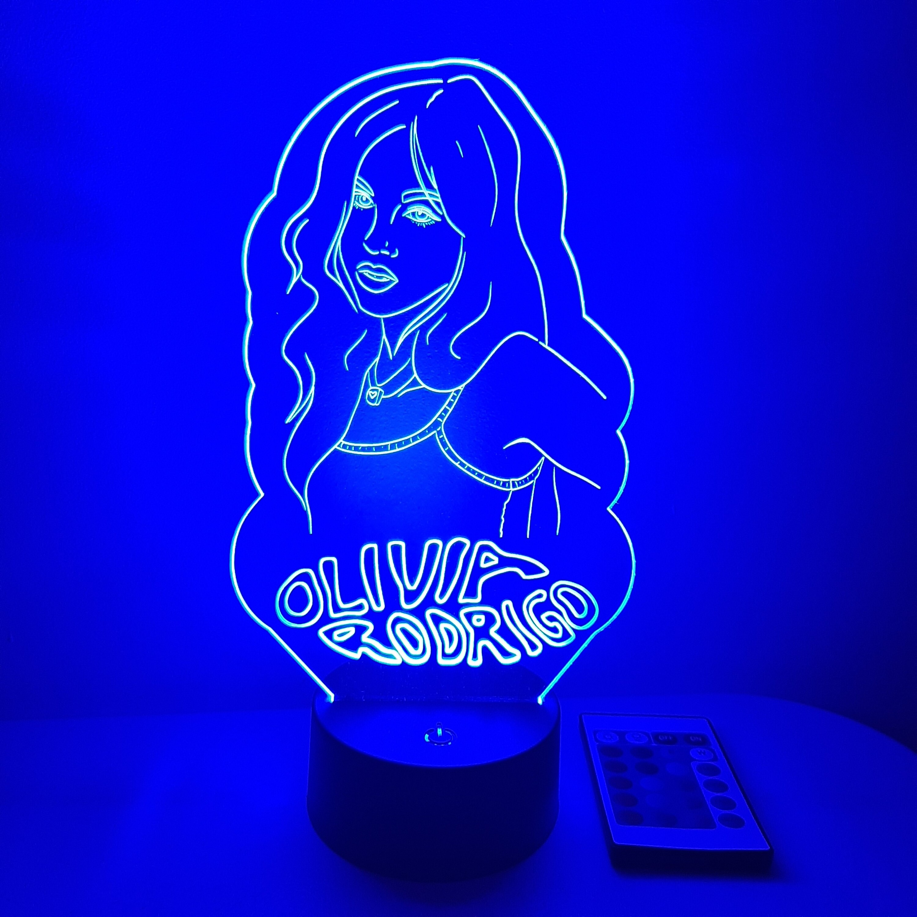 Personalized Olivia Rodrigo Sign, Personalized Olivia Rodrigo Night ...