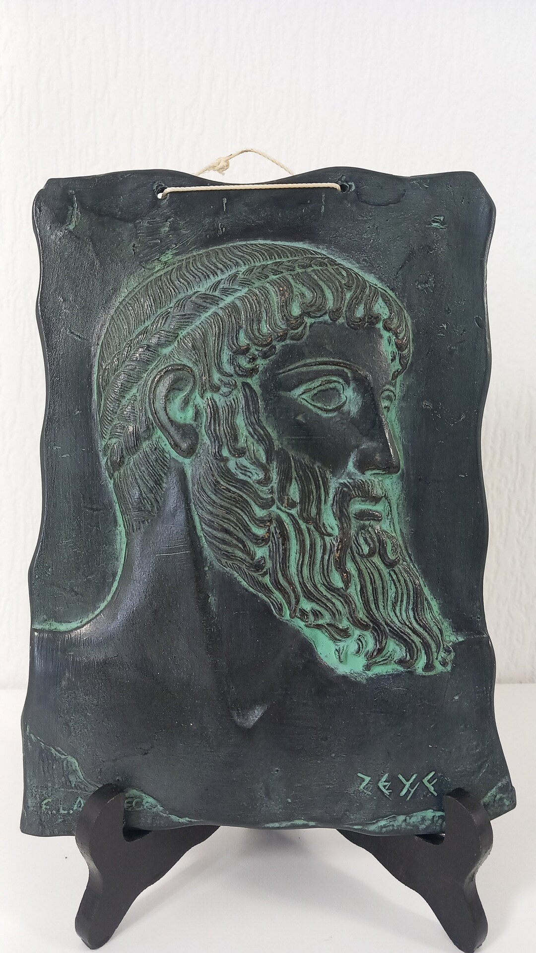 Vintage Greek Ceramic Hand Made Wall Mountable Plaque - Etsy