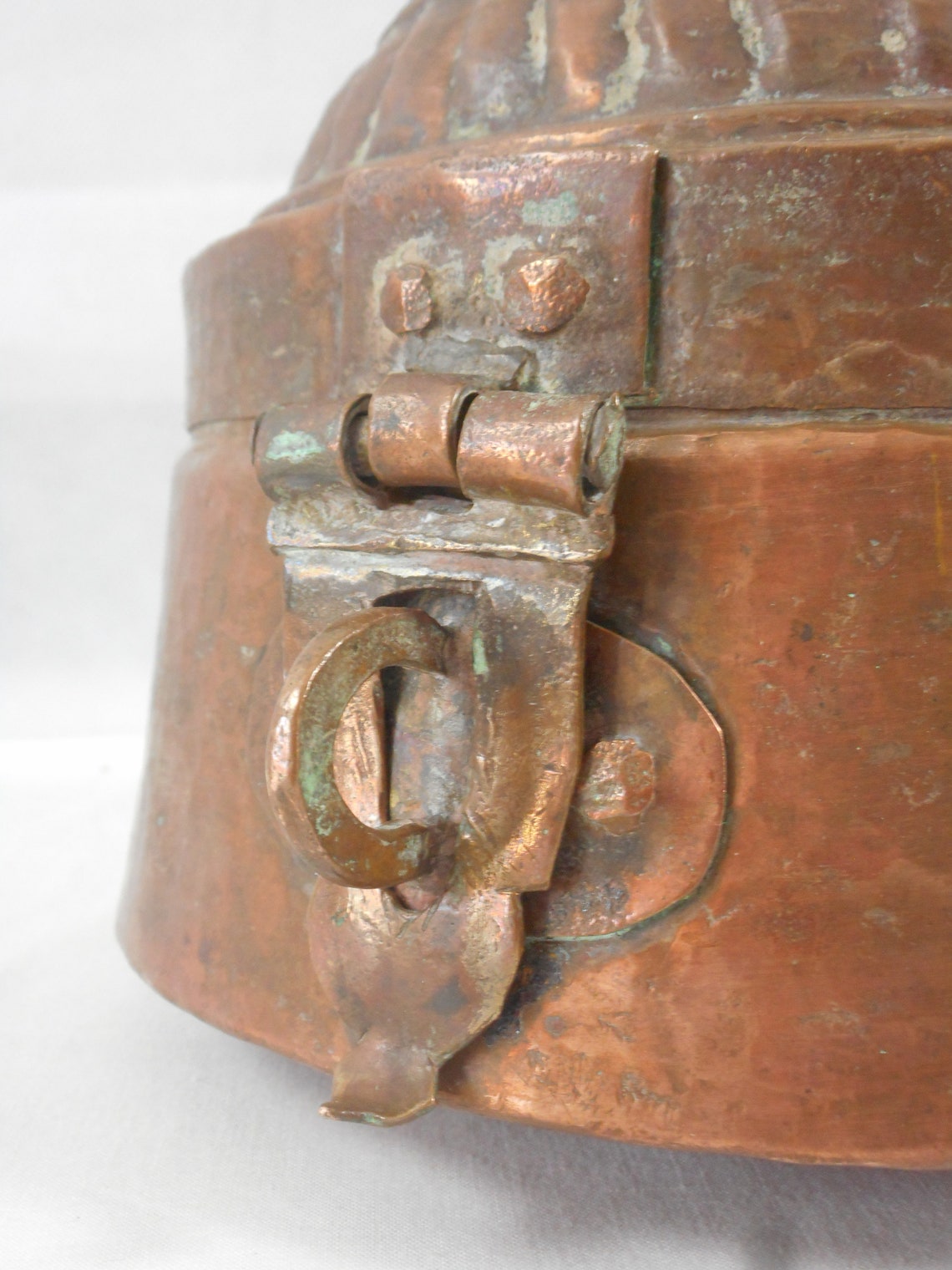 Rare Vintage Indian Hand Made Copper Chapati Storage Box / - Etsy