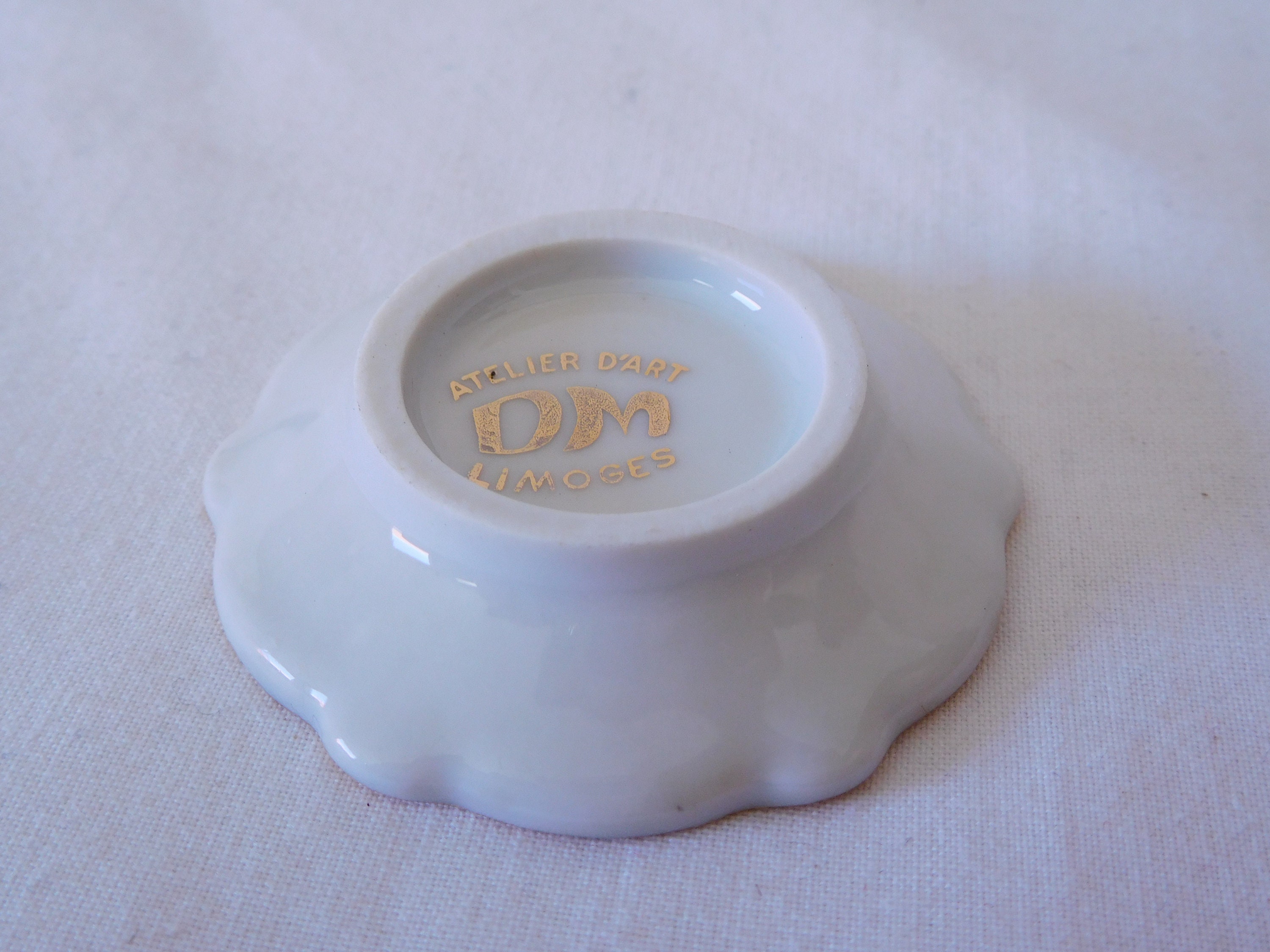 Elegant Vintage French Limoges Porcelain Small Miniature Plate - Etsy